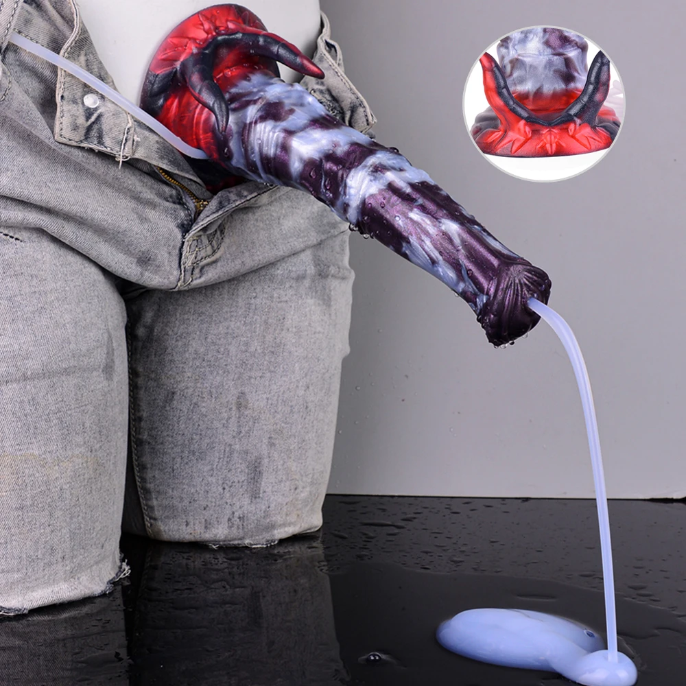 Nnsx New Series Huge Horse Squirting Dildo Inflatable Squirting Animal Dildo With Suction Cup ...