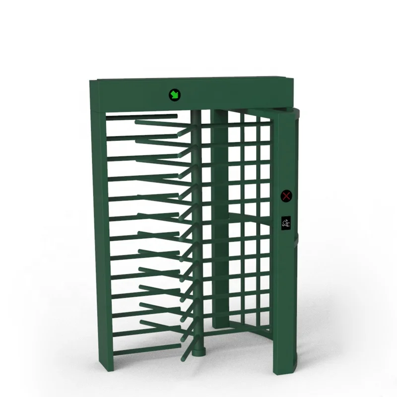 Dual Full Height Pedestrian Turnstile 304 Stainless Steel Full Height ...