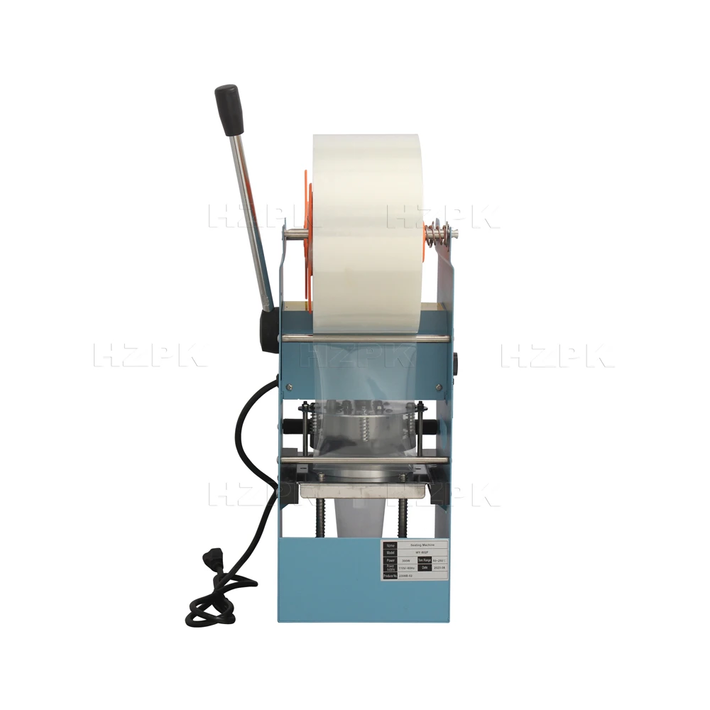 HZPK Manual Bubble Tea Plastic Paper Cups Sealer Machine