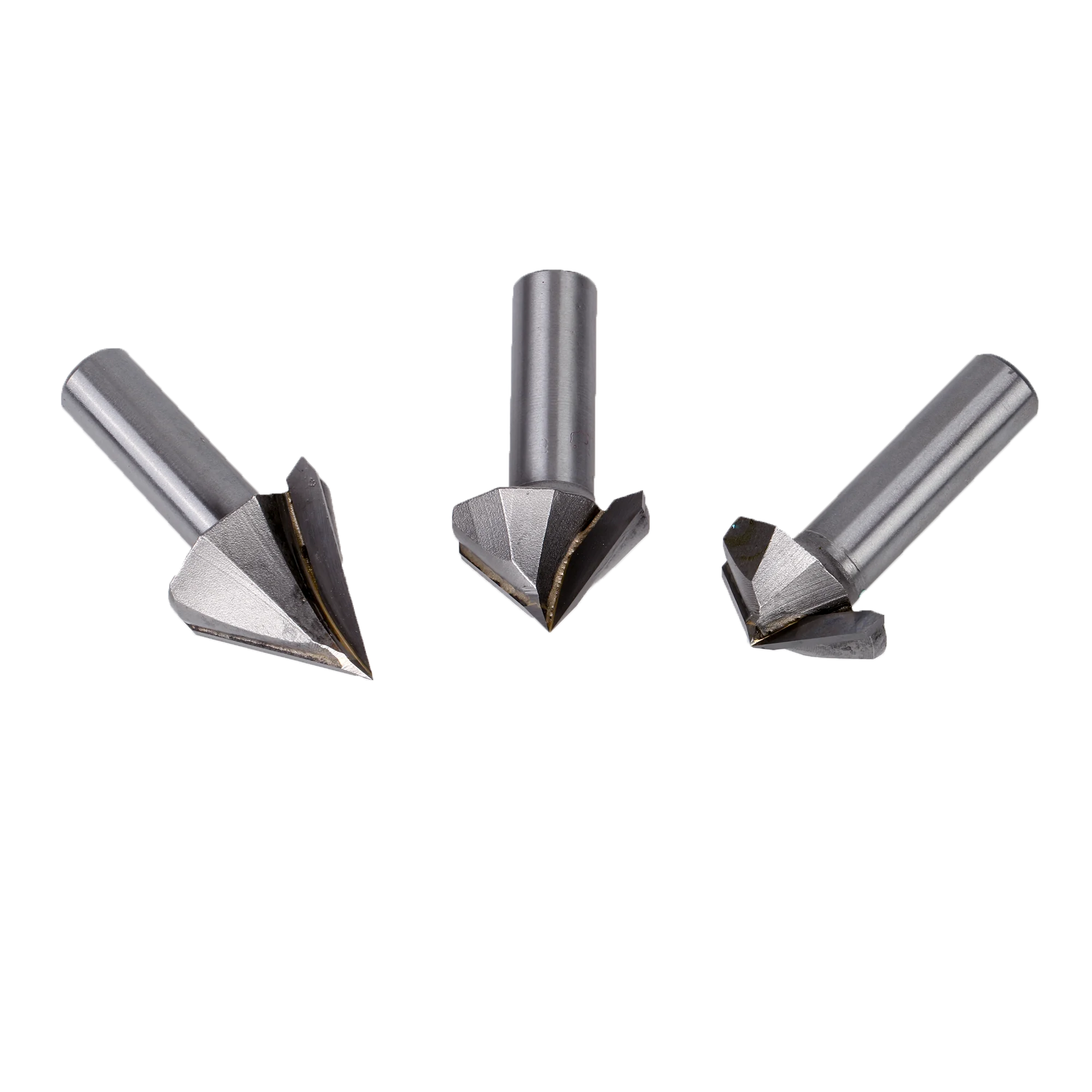 Carbide Tipped V Groove Bit For Wood Processing - Buy End Mill Cutter ...