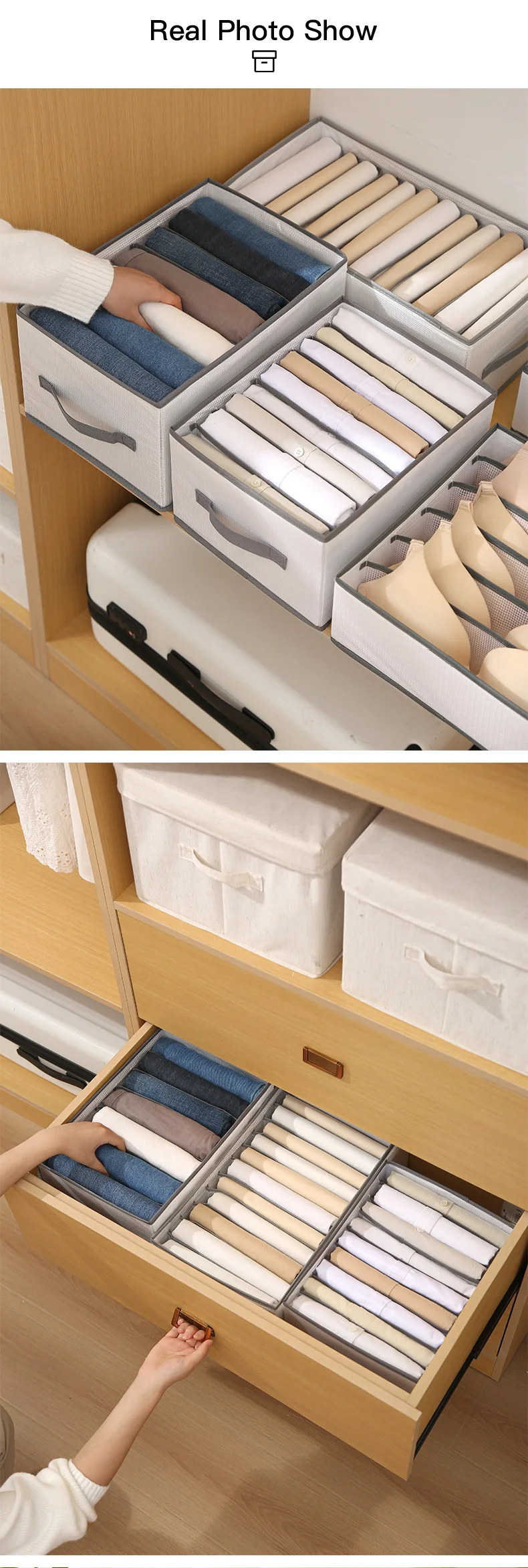 Organize Your Closet with Han Feizi's Folding Storage Boxes