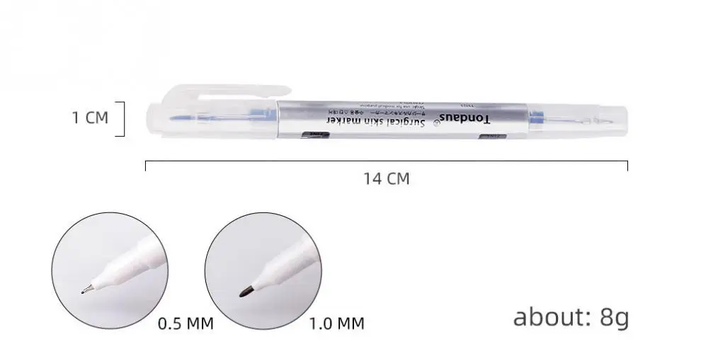 Xzx Professional Surgical Skin Marker Pen Medical Sterile Permanent ...