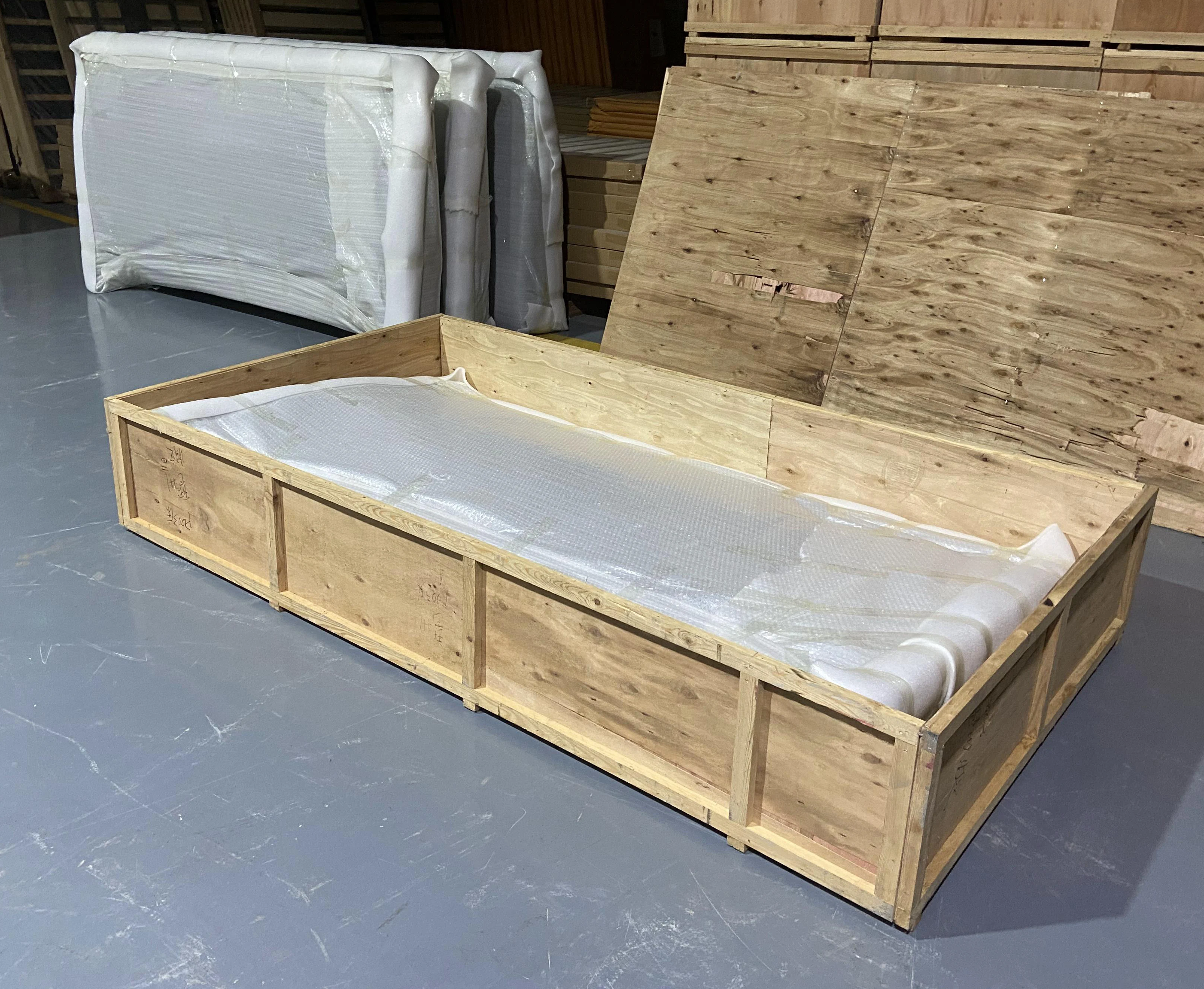 High Quality Simple Design Bed Room Furniture Set Queen Platform Bed ...