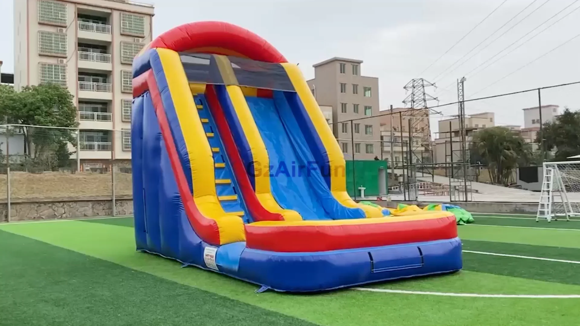 Commercial Grade Pvc Outdoor Backyard Inflatable Water Slide With Pool ...