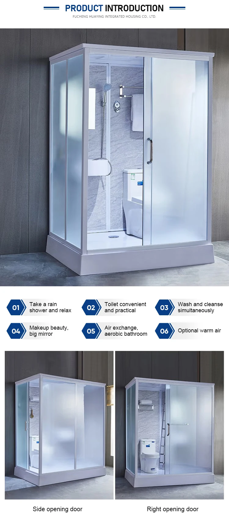 Top Ranking Hot Sale Prefab Bathroom Unit Luxury Prefab Portable ...