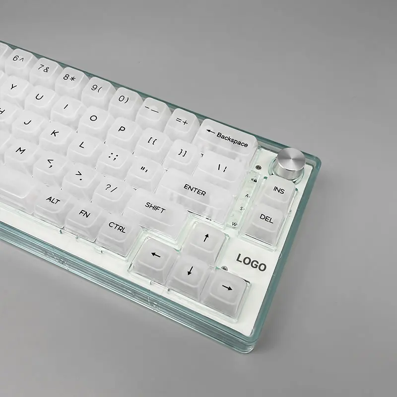 New Full Transparent Keycaps Pc Material Type C Interface Gaming ...