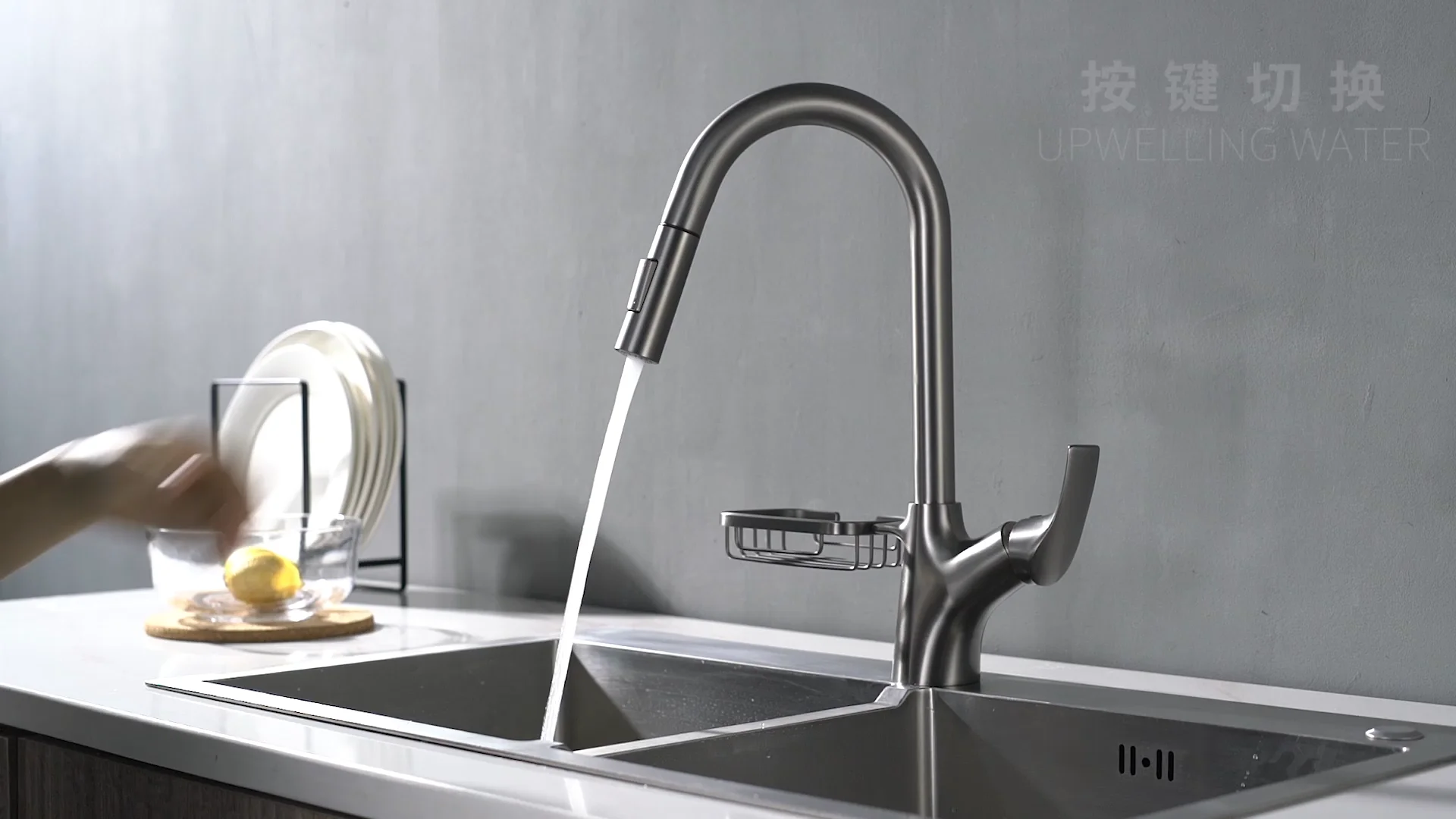 Hot Selling Water Tap Pull Down Basket Rotatable Cold And Hot Mixer ...