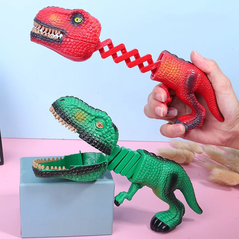 Wholesale Dinosaur Shark Pecker Retractable Spring Robotic Hand Clip ...