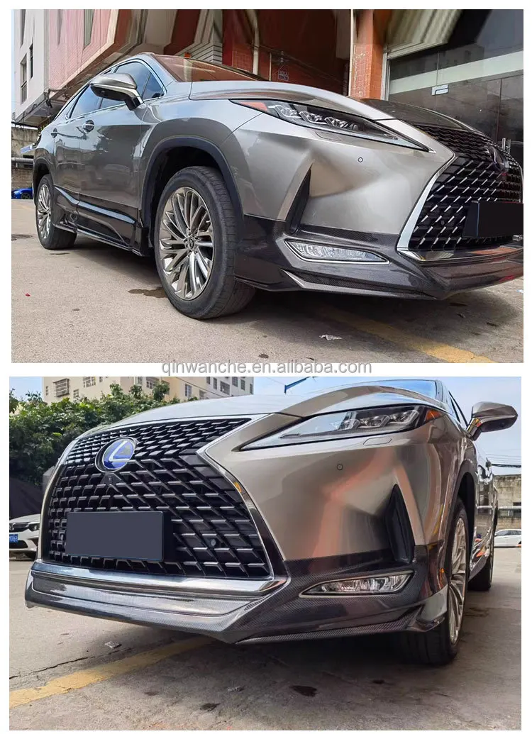 Car Accessories Carbon Fiber Front lip Rear lip Side skirts For Lexus ...