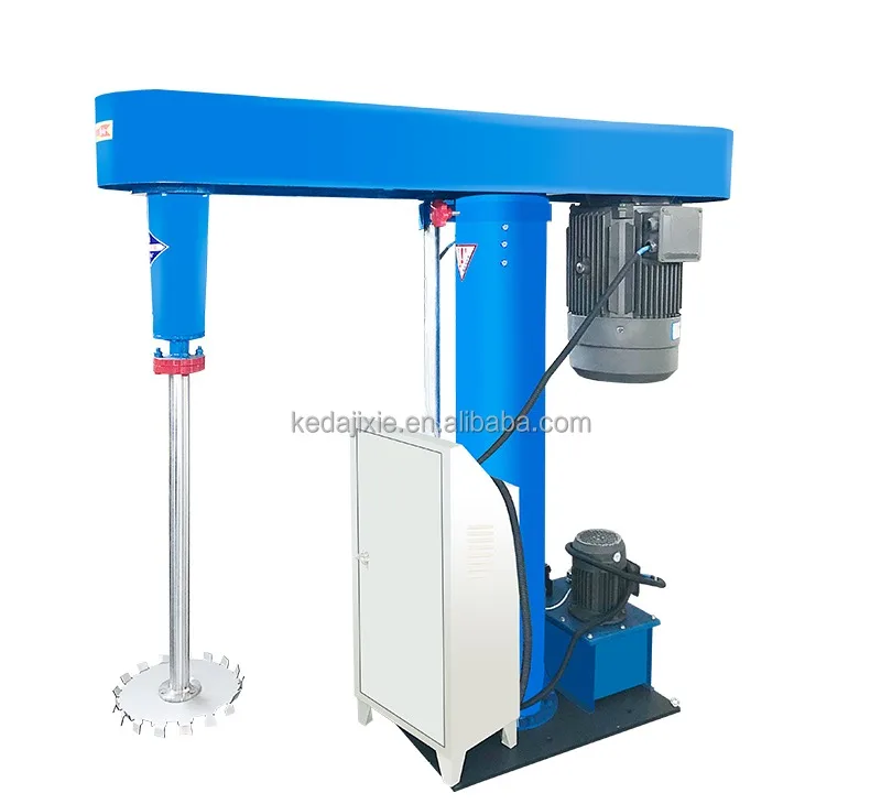 Hydraulic Lifting Platform Type Paint Mixer Machine High Speed Dissolver Disperser Dispersion ...