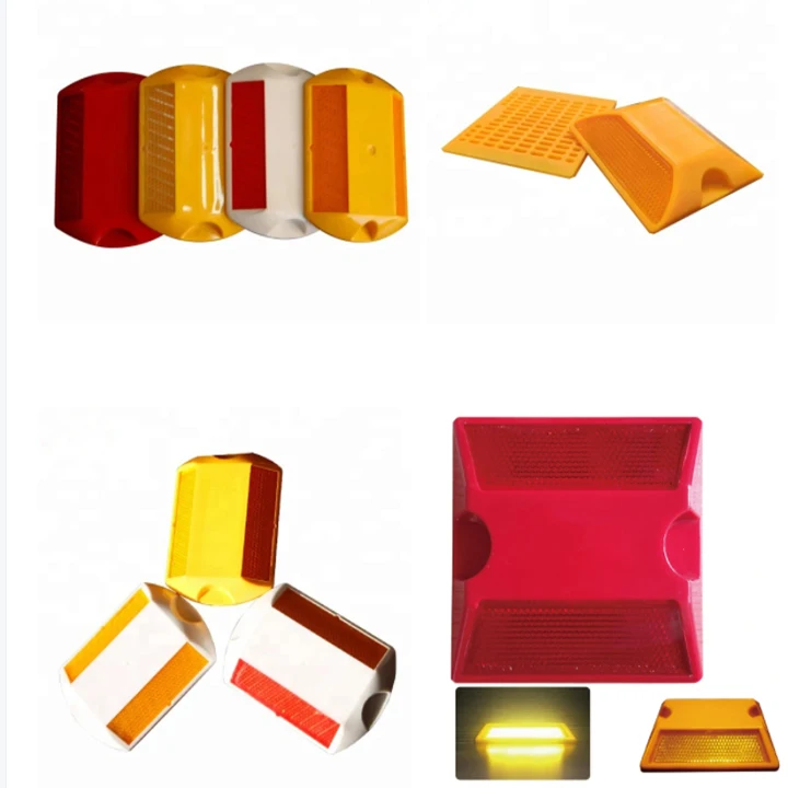 Highway Reflector 3-M Reflective Raised Pavement Marker Yellow Plastic ...