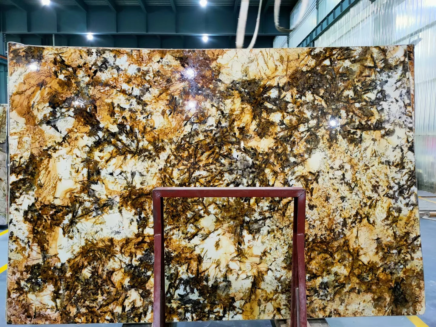 Splendour Gold Granite Sunflower Granite lux Persa Gold Granite Slab ...