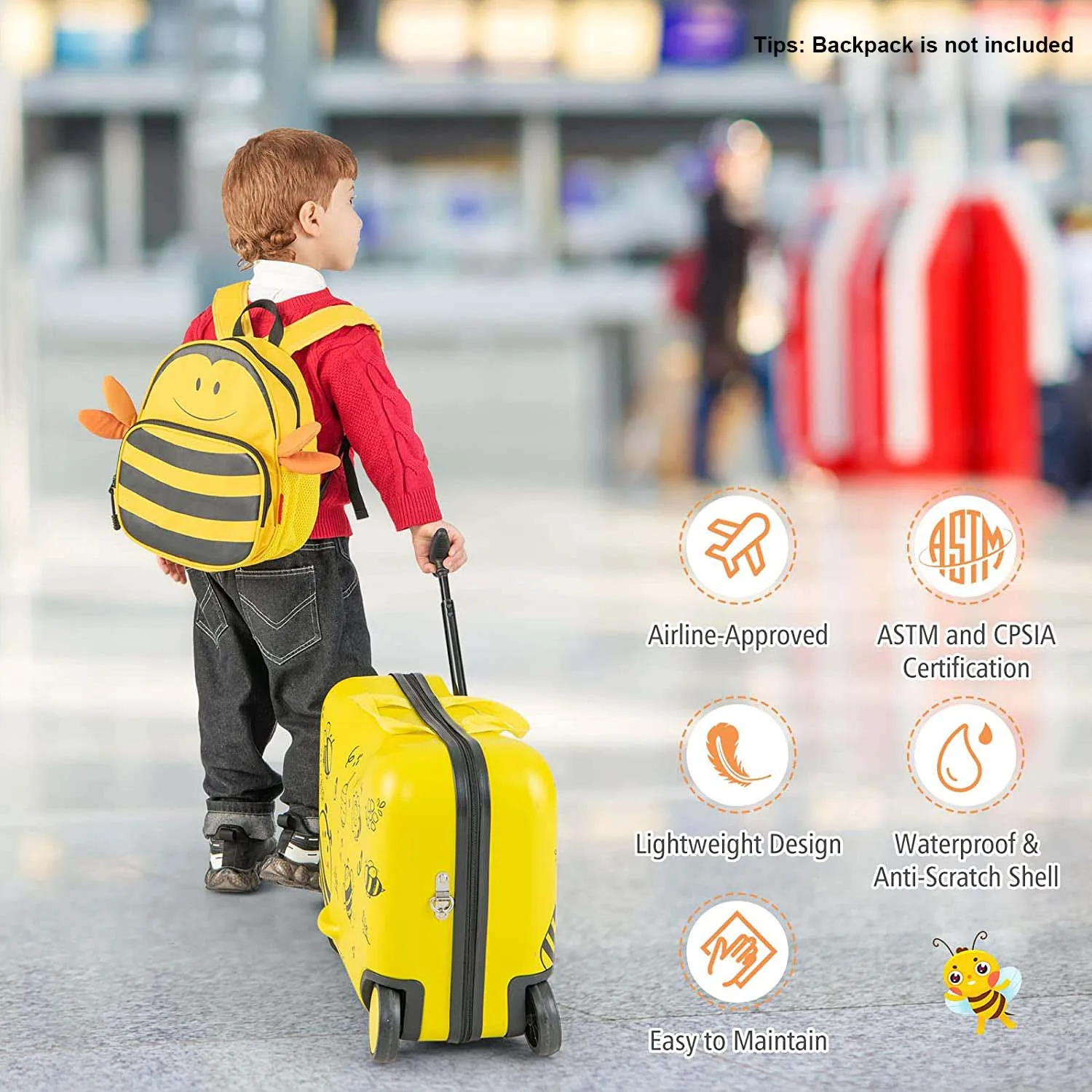 18 Inch Cute Suitcase For Kids Rolling Suitcase Design Kids Ride On ...