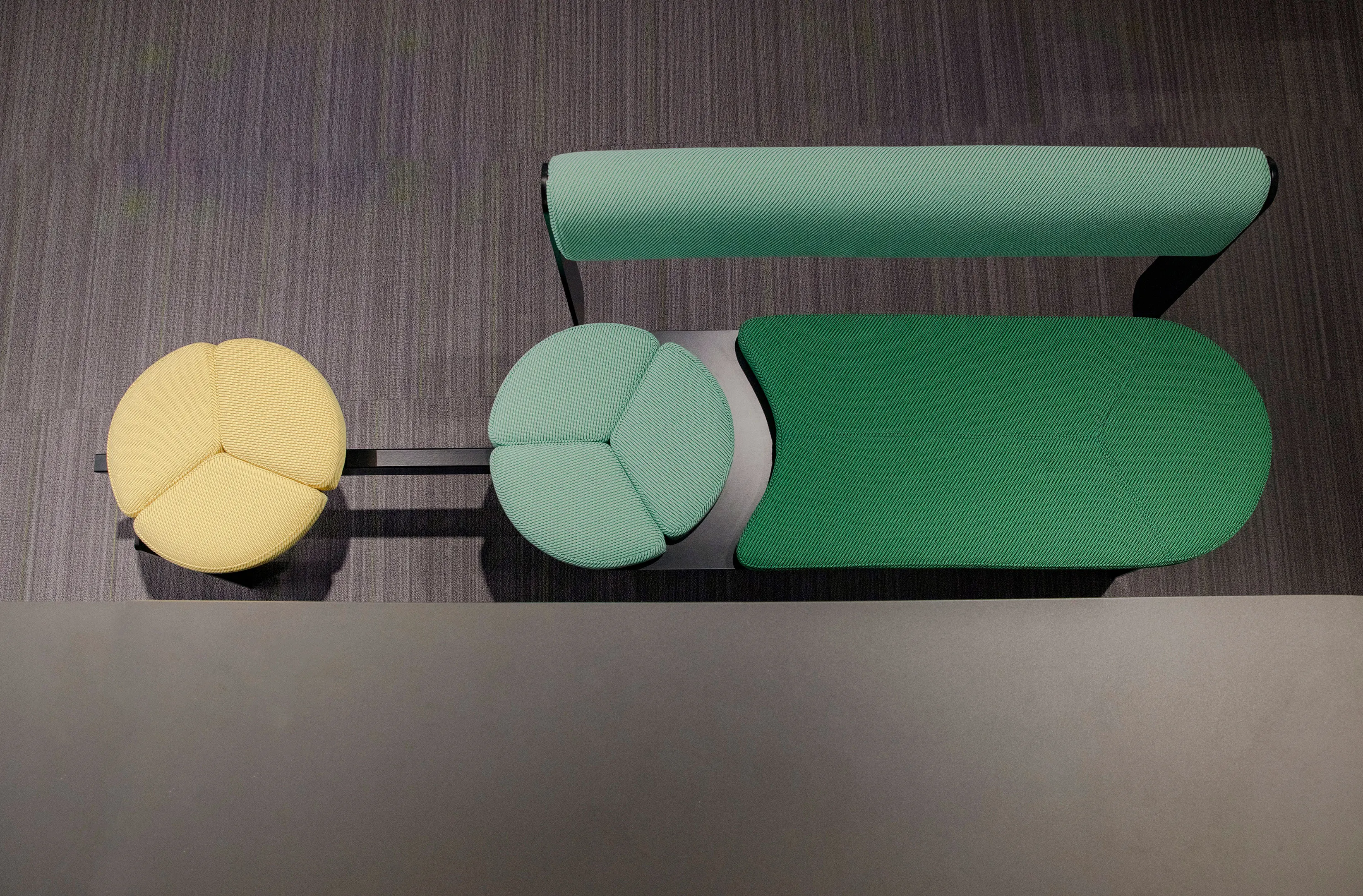 Modern Designer Cooling Mesh Chair Office Splicing Module Combination ...