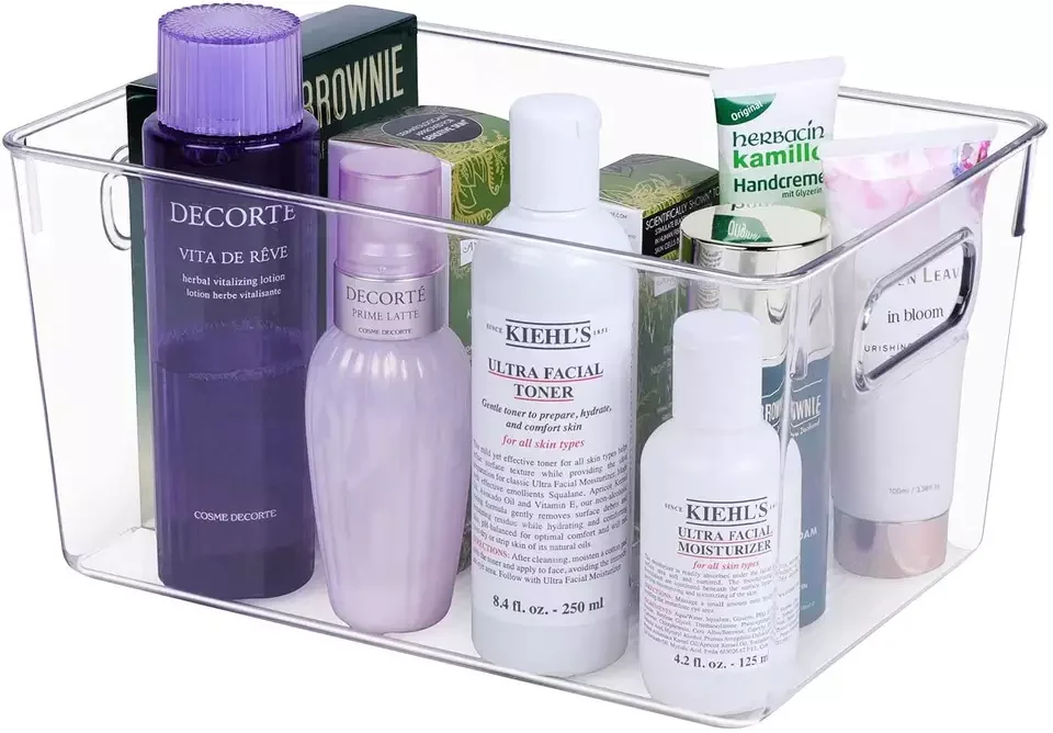 Transparent Stackable Storage Containers Pantry Refrigerator Food ...