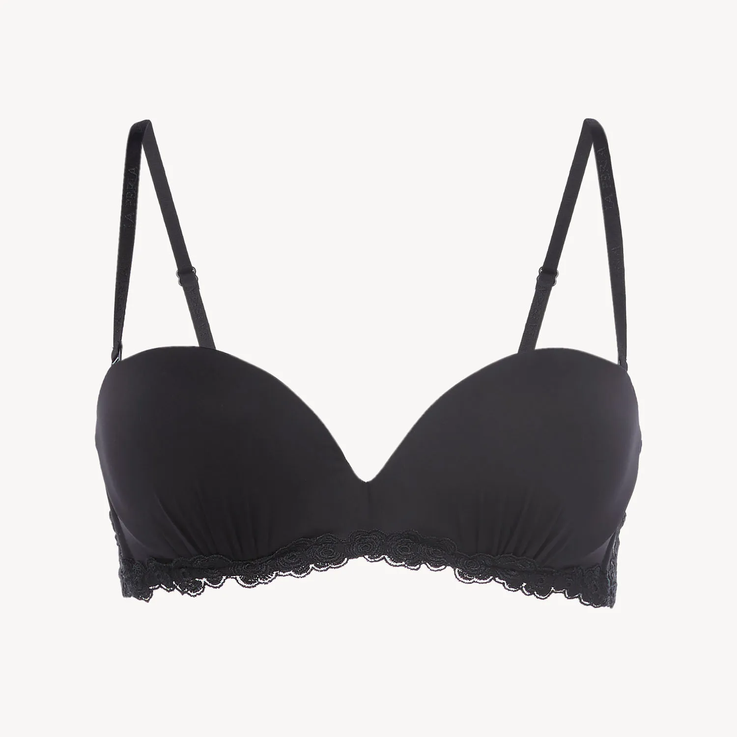 Floral Lace Embroidery Push-Up Bra and Thongs Set Sexy Breathable ...