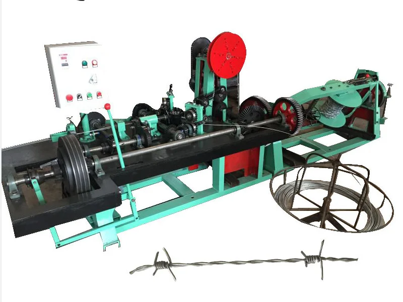 Automatic Barbed Wire Machine Stabbing Rope Machine For Making Barbed ...