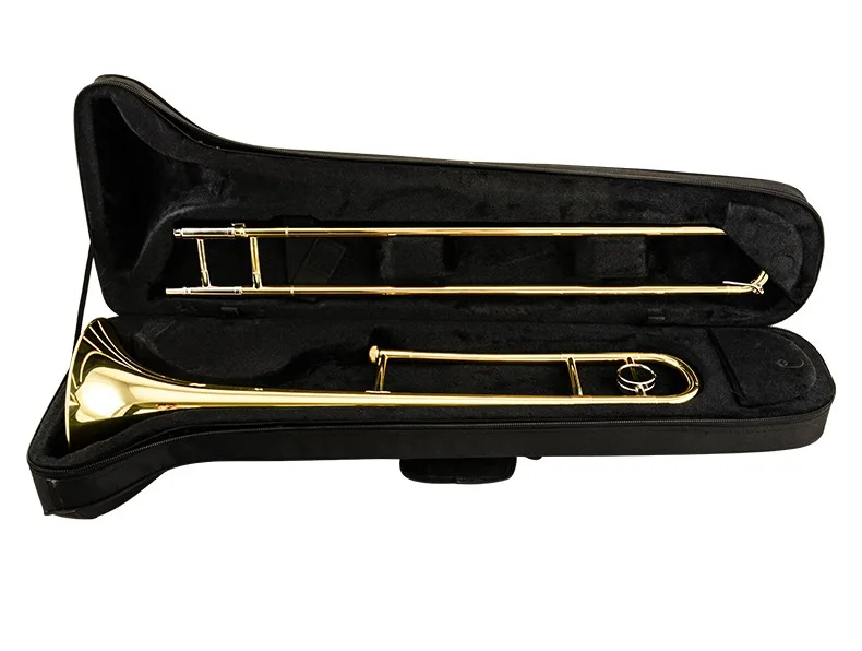 China Cheap Bb Key Tenor Trombone - Buy Gold Lacquer Professional ...