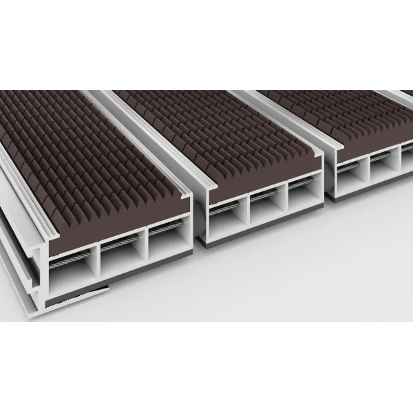 XL 19/50 Rubber Entrance Mats with Aluminum Profile Shoe Scrapers and ...