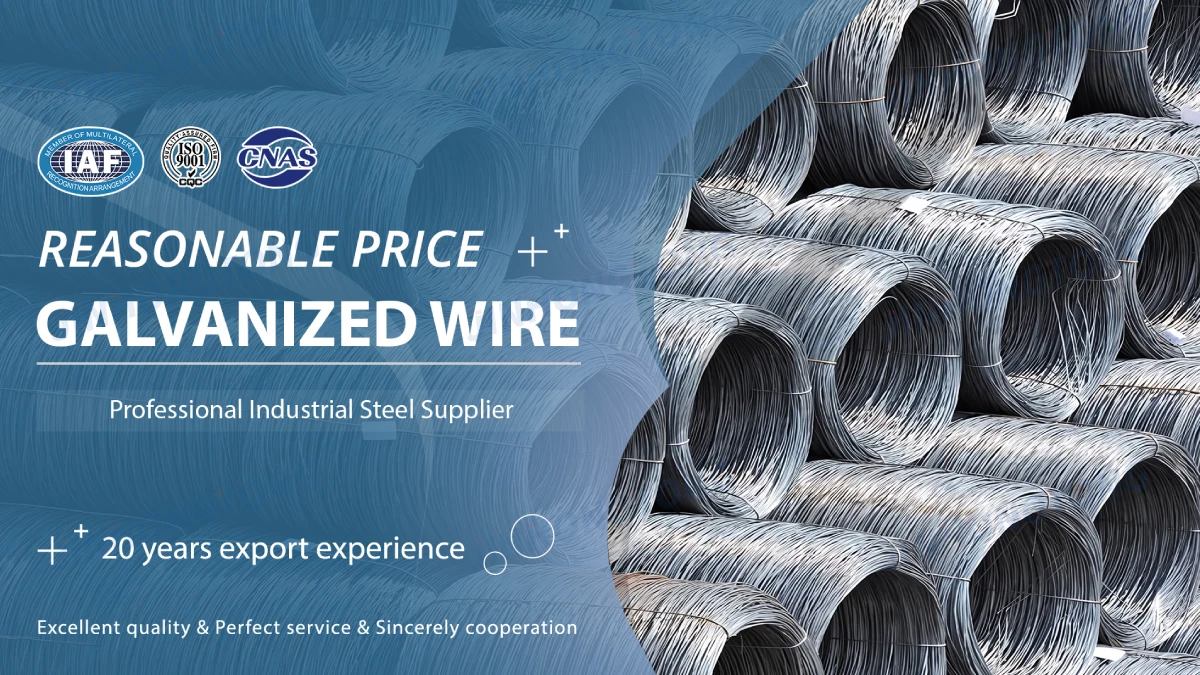 Manufacture Price Binding Galvanized Steel Wire 4 Mm Galvanized Steel ...