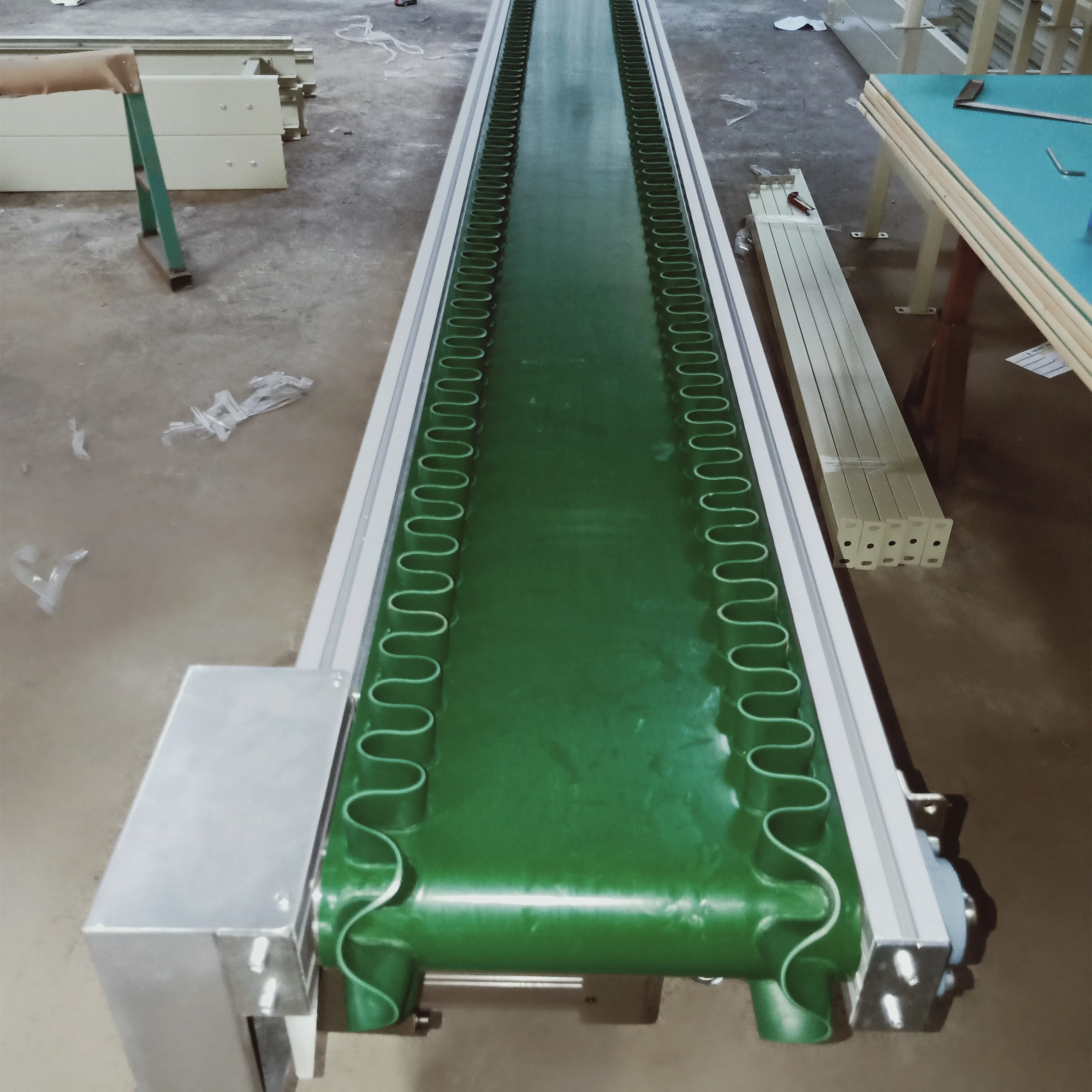 Customized Powered Stainless Steel Conveying Equipment Speed Adjusted ...