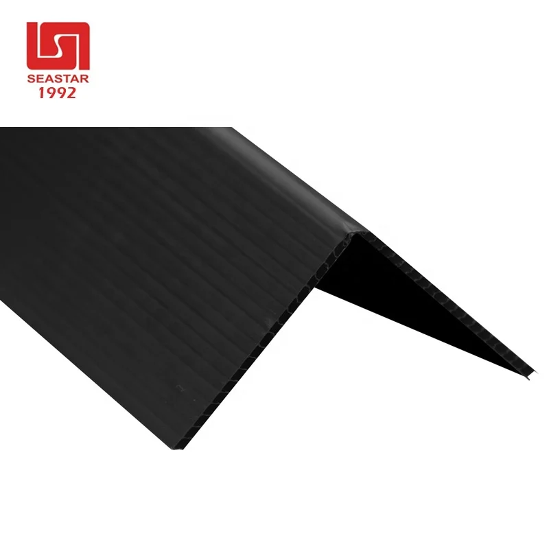 PP Corrugated Plastic External Corner Anti-collision Coroplast Plastic ...