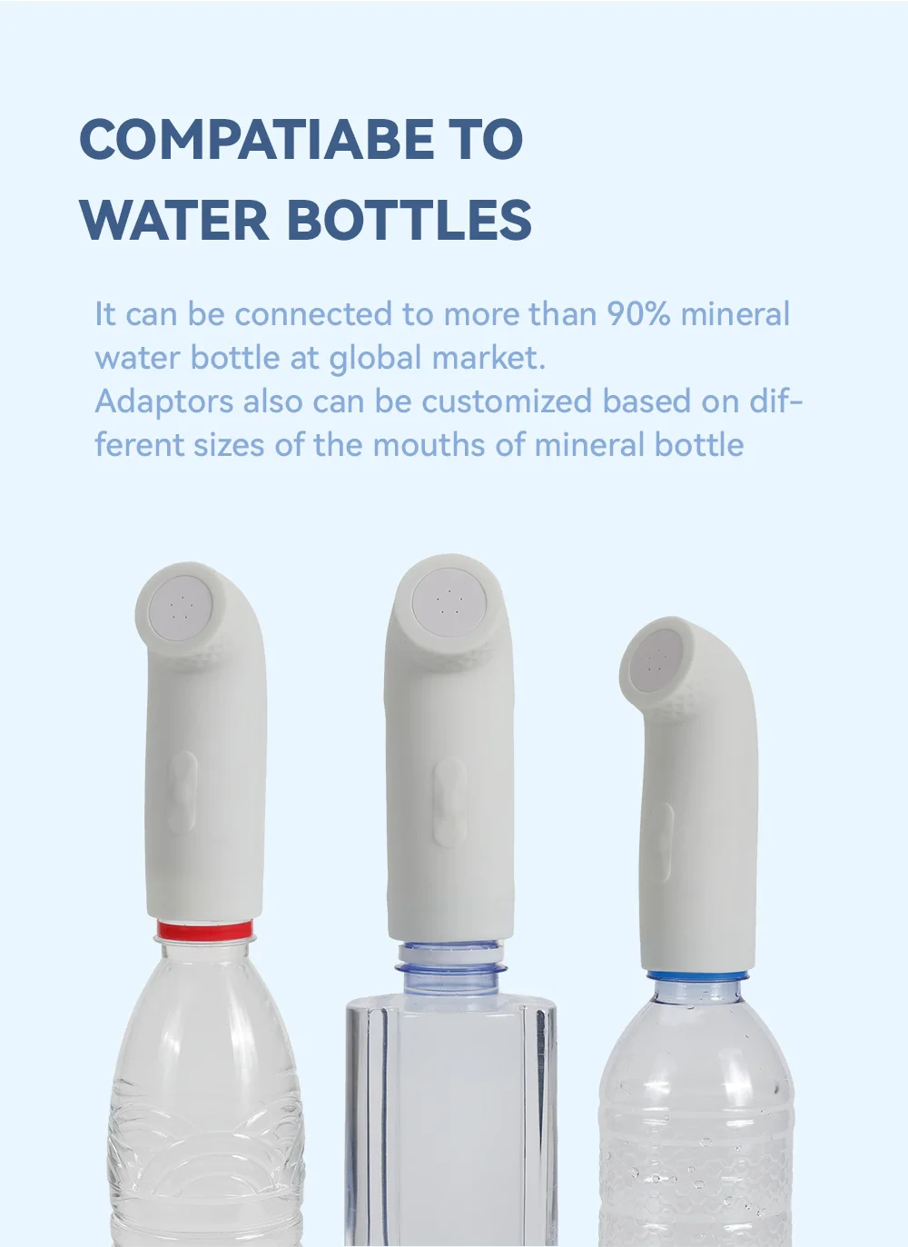 Bidet Bottle Usb Chargeable Handheld Waterjet Spray Mini Portable Bidet ...