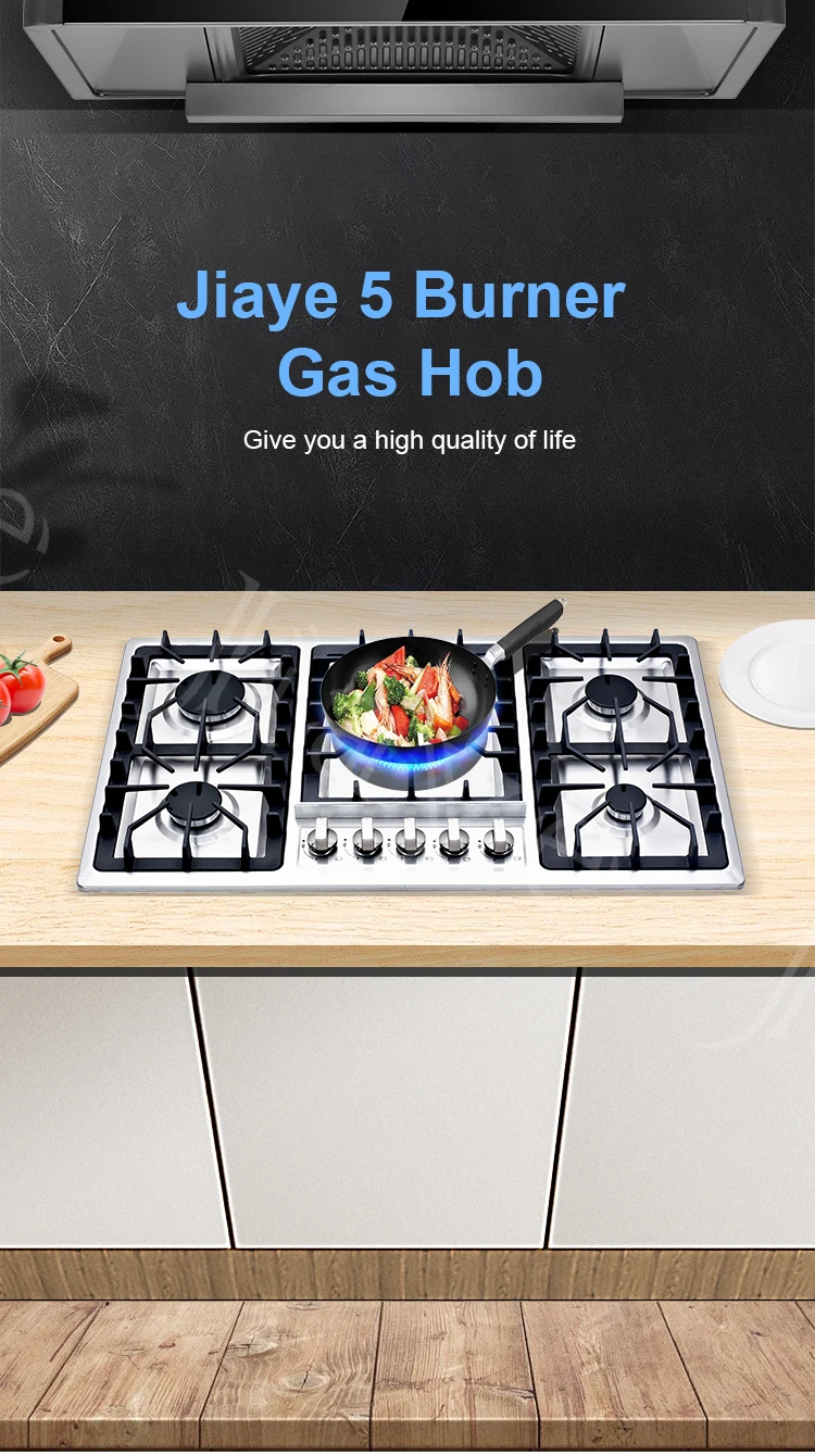Gas Cooking Stove - Modern Design with Automatic Ignition