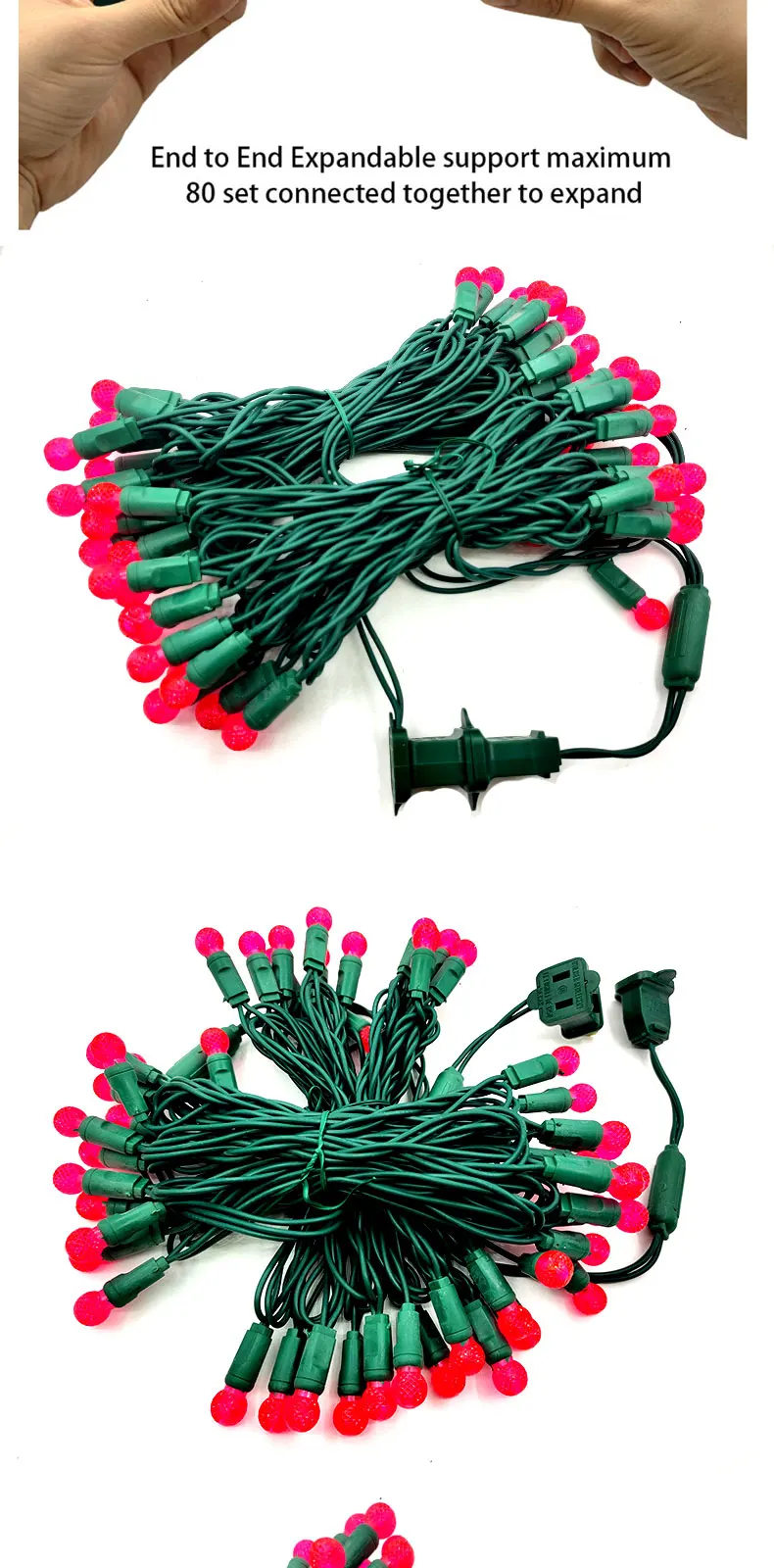 Led Light String Outdoor Waterproof Multi-color Garden Lights Garden ...