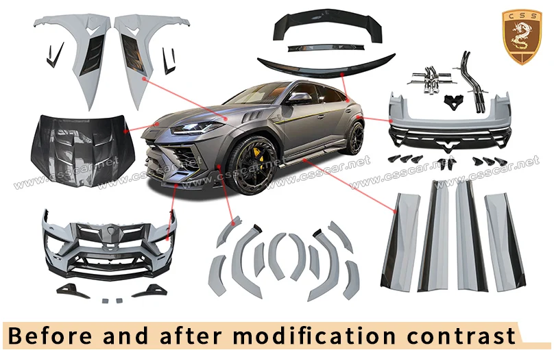 Lamborghini Urus Bodykit Facelift MSY Style Carbon Fiber