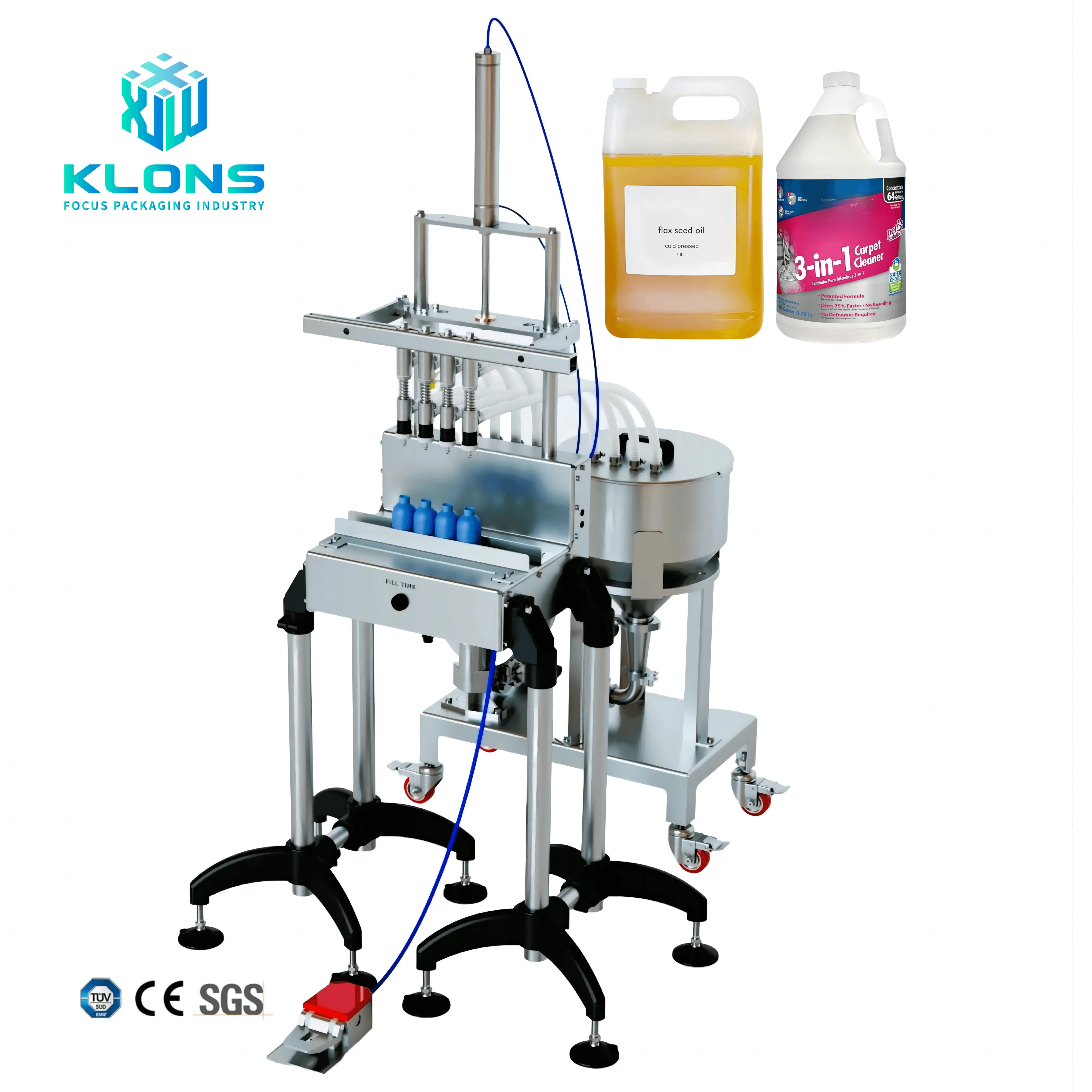 Kof-4 Factory Price Semi Automatic Vodka Wine Bottle Small Liquor ...