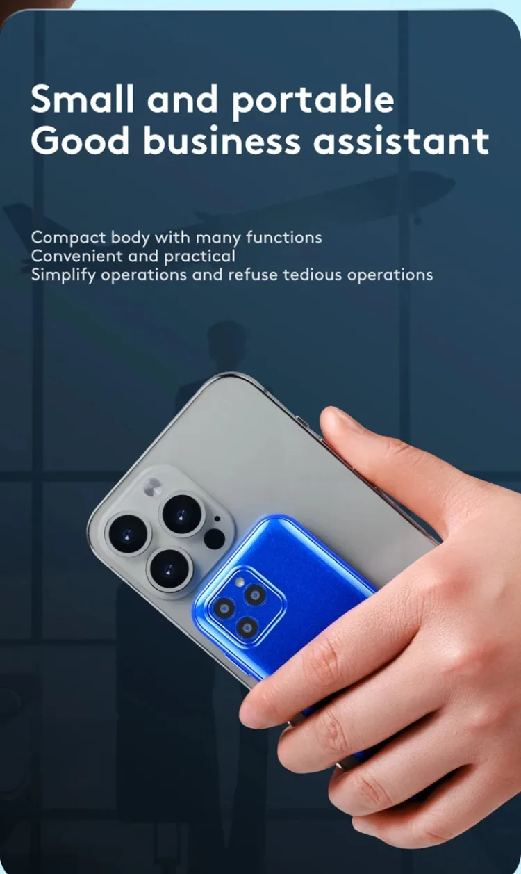 V8 Mini Mobile Phone - Dual SIM, 1000mah Battery, MTK6261D