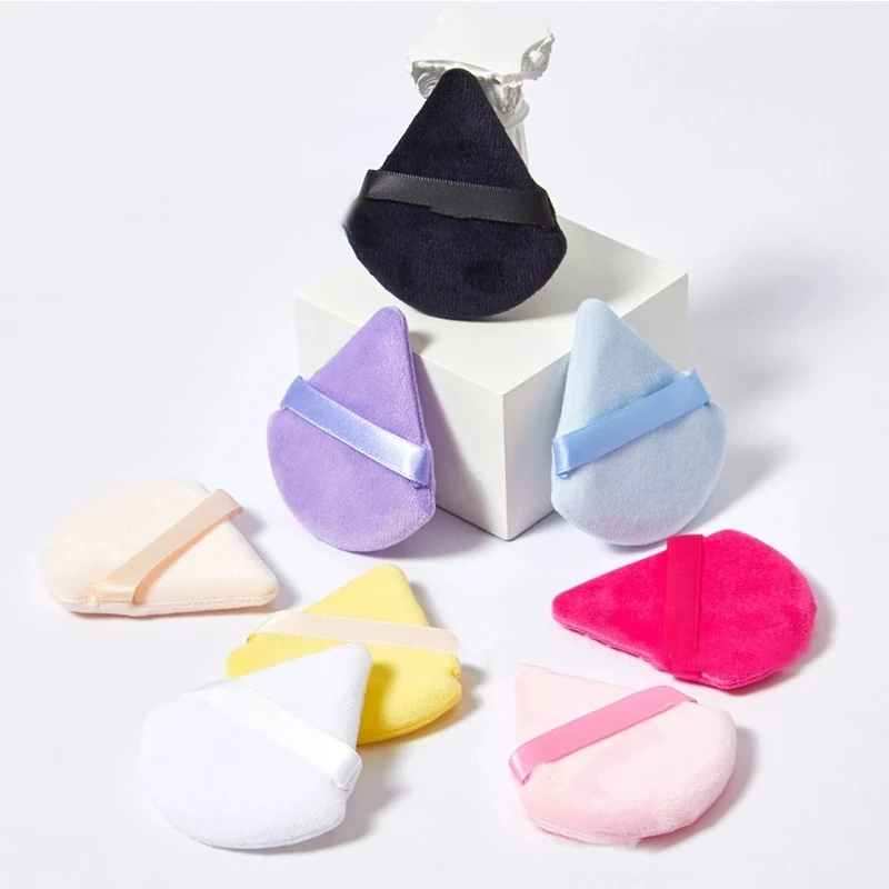 Triangle Cushion Powder Puff Loose Sponge Washable Powder Powder ...