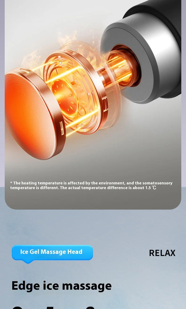 Massage Gun with Heat and Cold - Deep Tissue Vibration