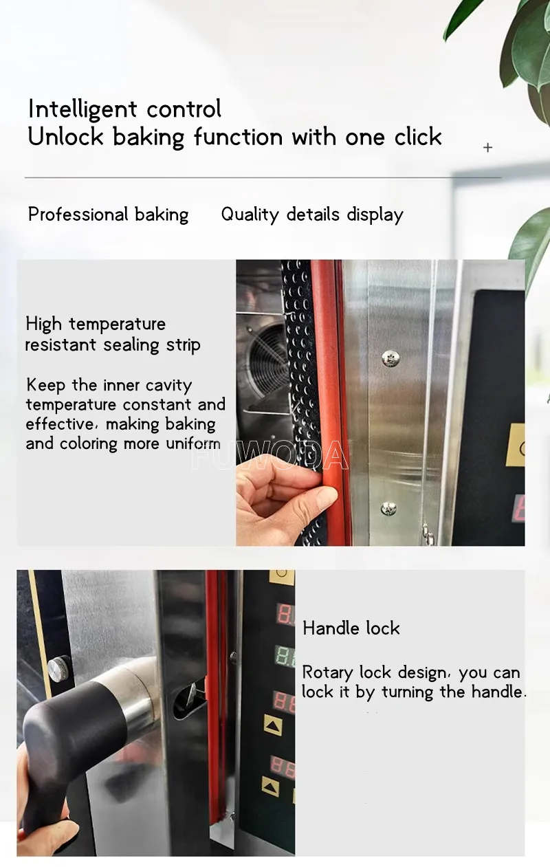 5 Tray Convection Bakery Oven / French Bread Making Machine /commercial ...