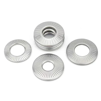 Nfe25-511 Stainless Steel Conical Knurled Belleville Spring Lock Washer ...