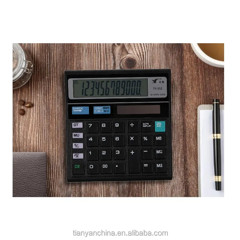 New Style Desktop Calculator 12 Digits Dual Power Desktop Calculator ...