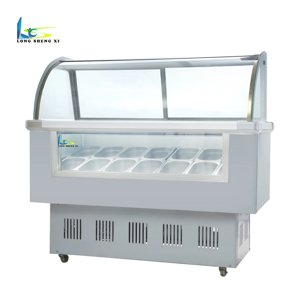 Popsicle Ice Cream Display Freezer - Eco-Friendly, Direct Cooling with ...