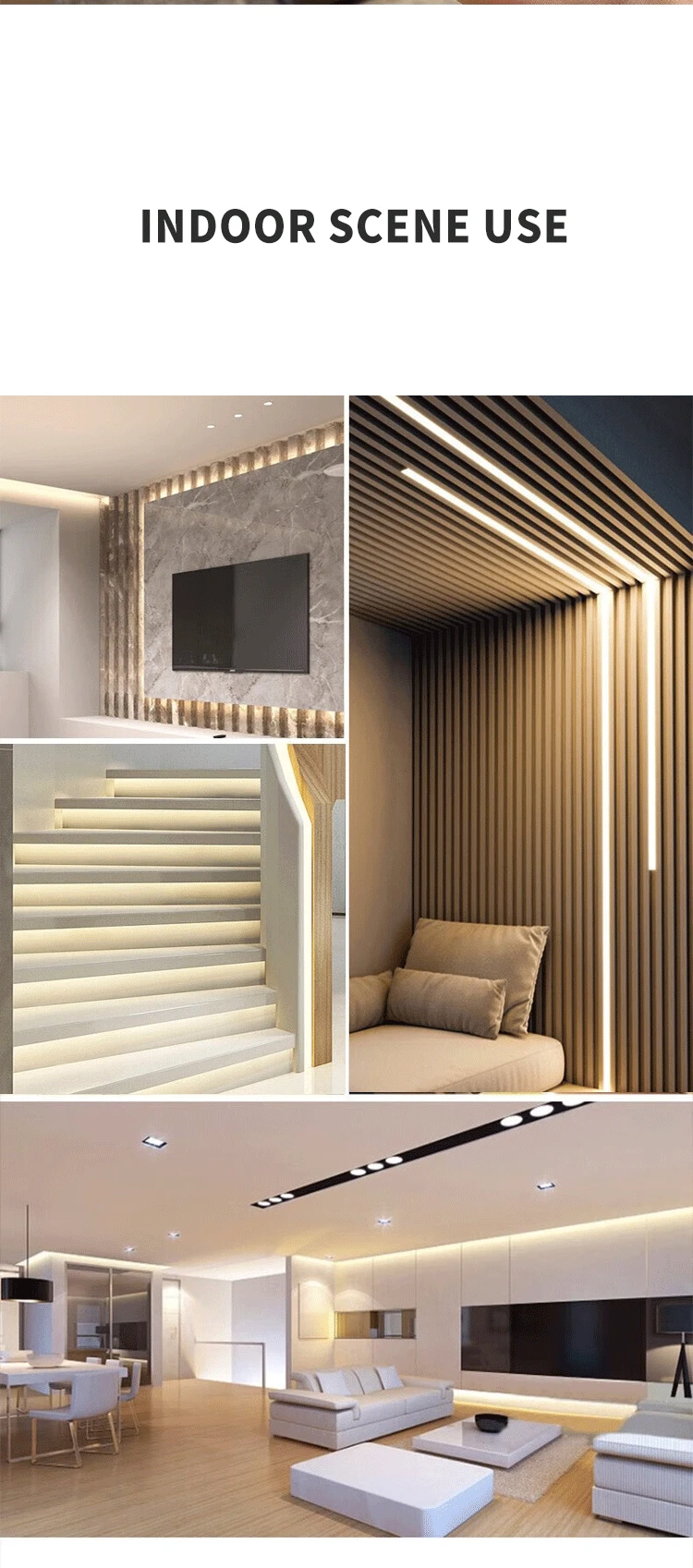 Outdoor Strip Lights Flexible 3M 3000K 4000K 6000K Brightness Silicone ...