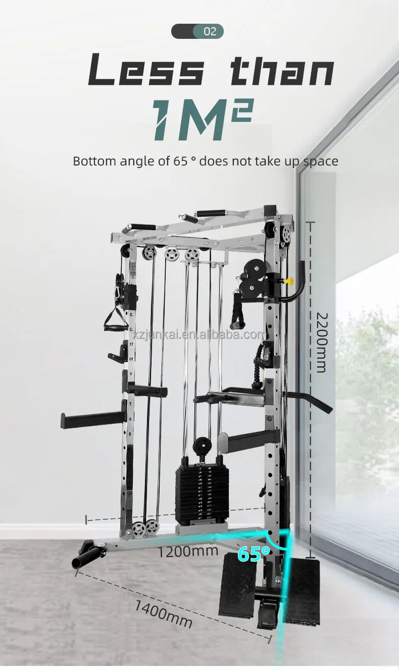 Xoyoou Home Gym Pin Loaded Gym Equipment Body Building Cable Crossover ...