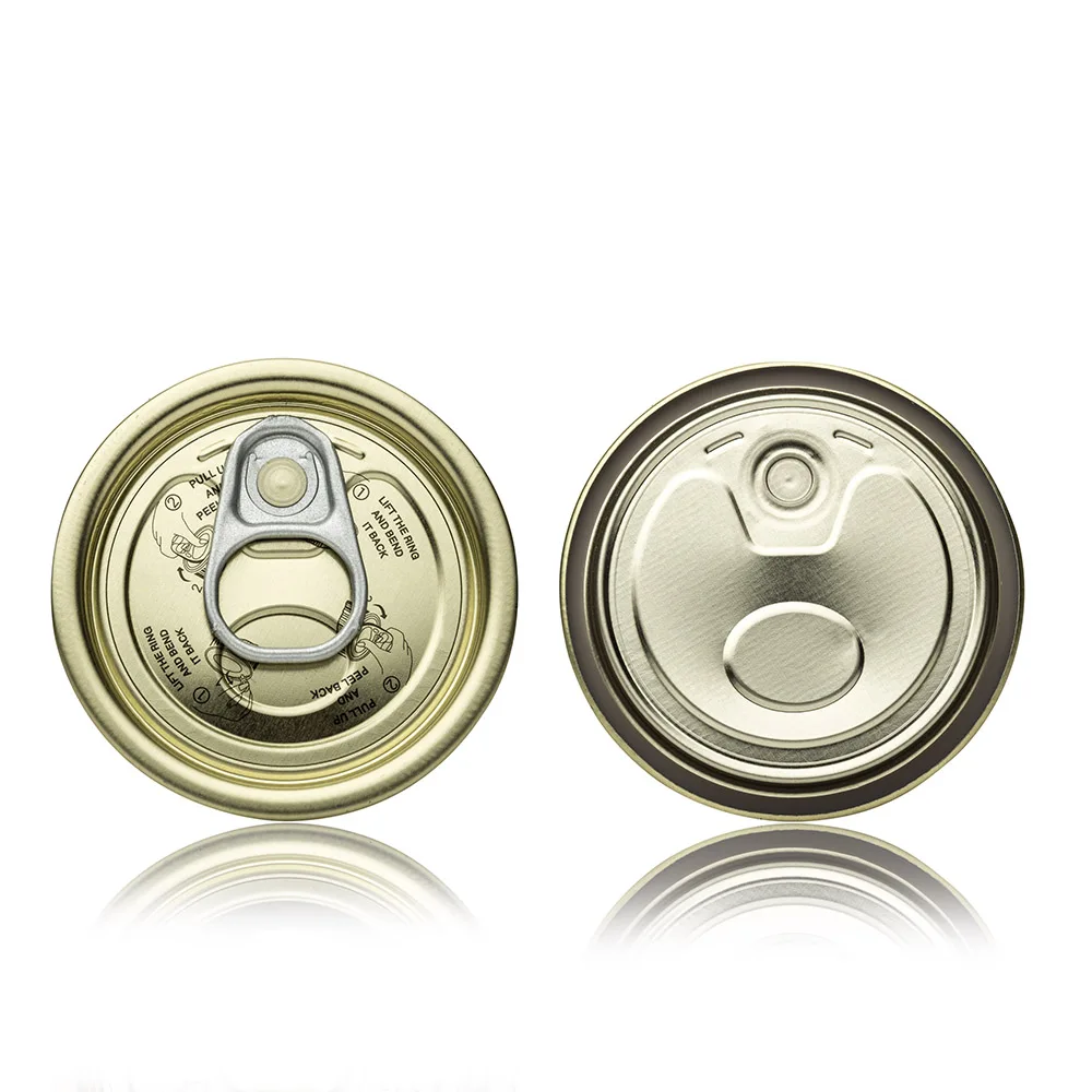 73mm Easy Open End,Metal Lids,Tin Coves For Food Cans Tinplate Can Lids ...