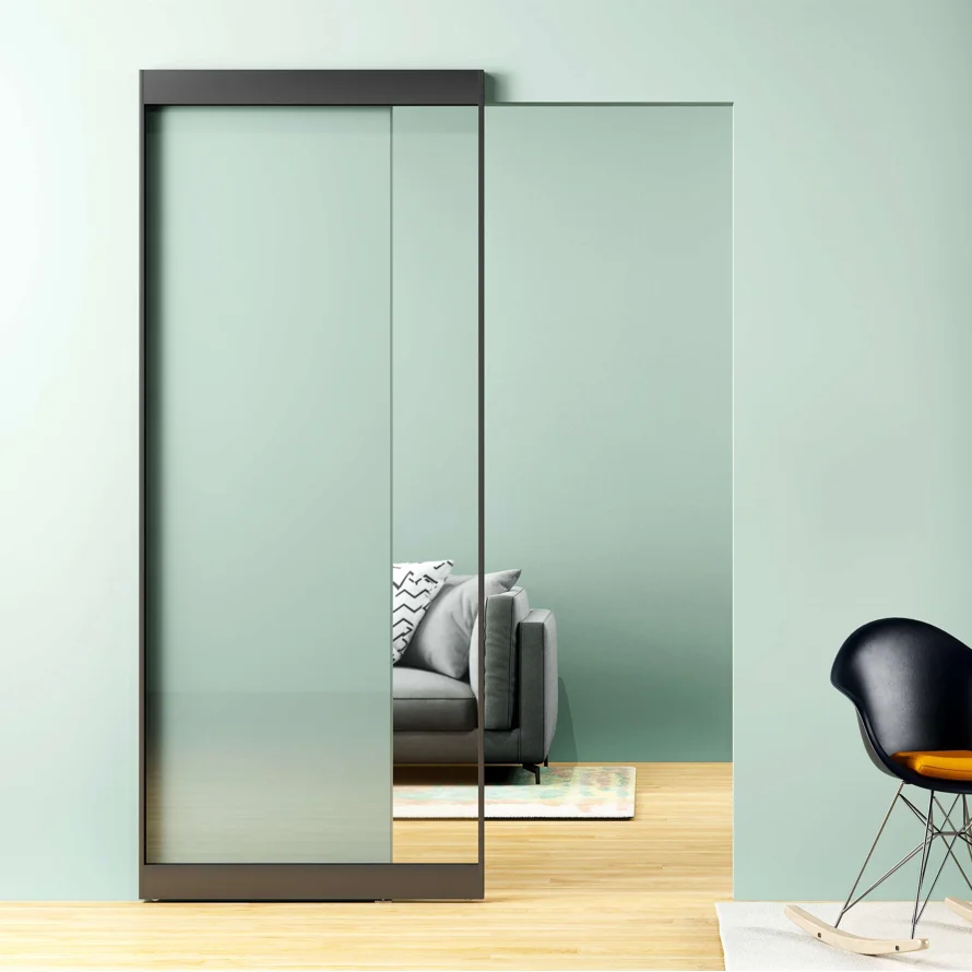 Ghost-sc60 Ghost Door Sliding System Aluminum Sliding Hidden Track ...