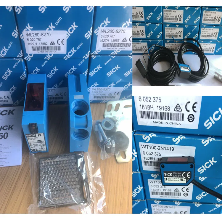 SICK ORIGINAL CLV621-1000 WTB250-2N2431 DBS60E-BEEM01024 SENSOR ENCODER ...
