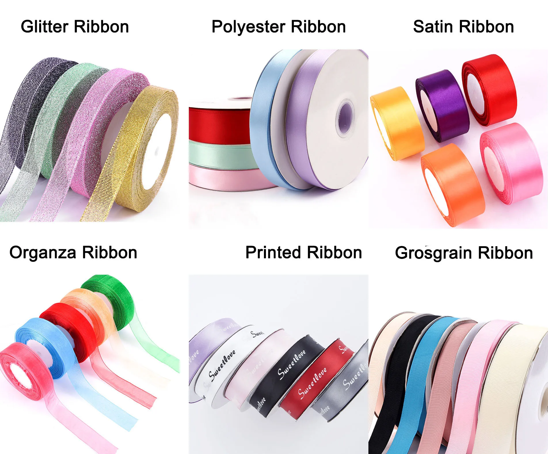 Colorful Decorative Ribbon - 100 Yards of Satin Splendor