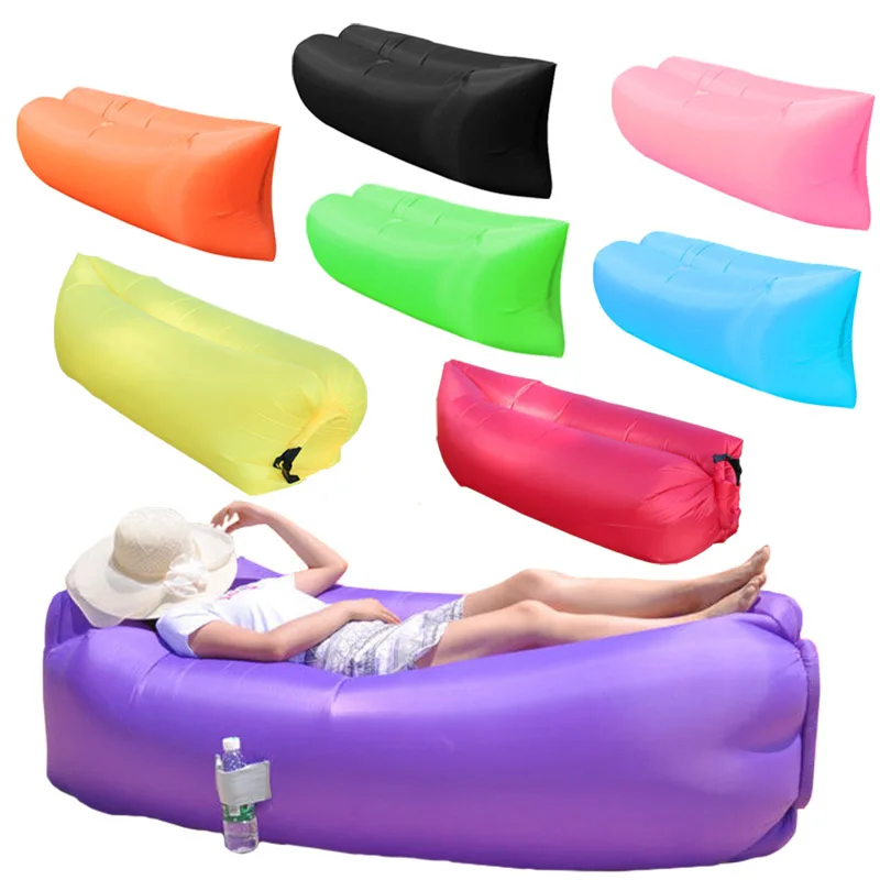 Wholesale Portable Inflatable Bed Sleeping Bag Couch Lounger Outdoor ...