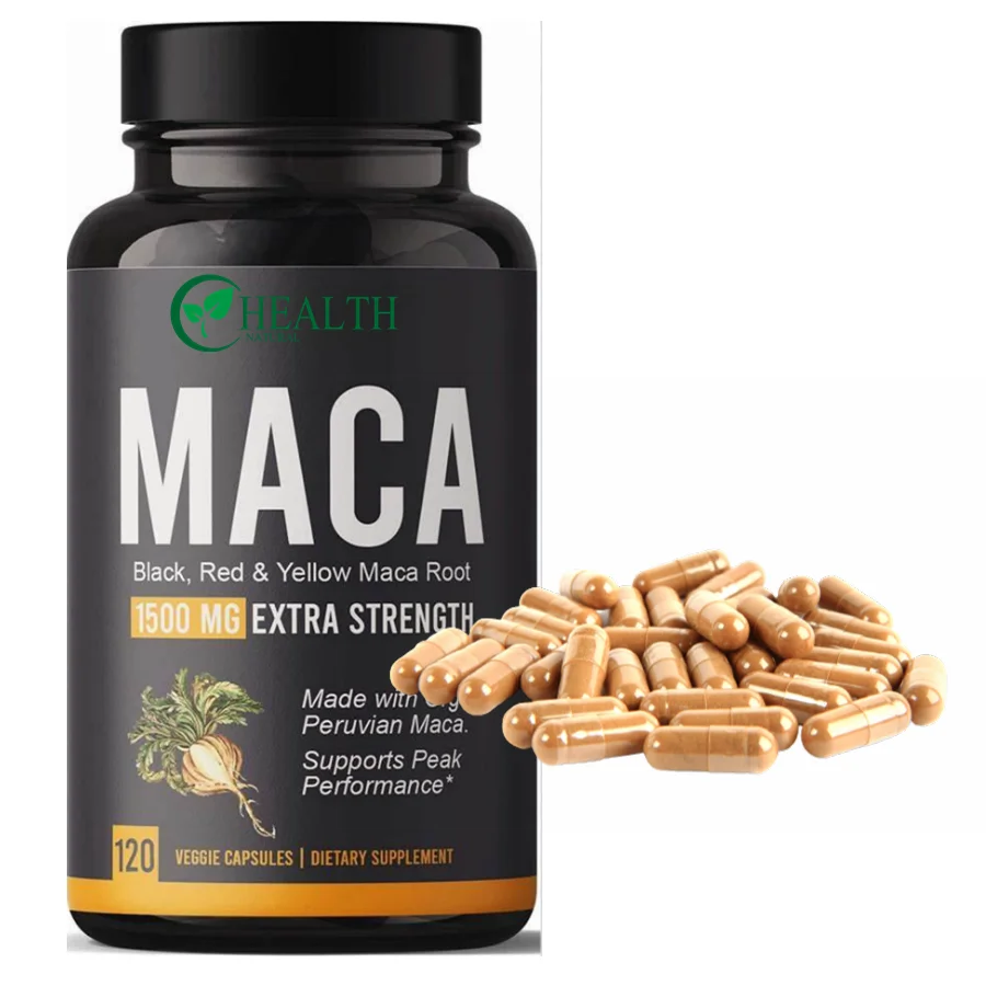Men Supplement Maca Capsules Boost Men Power Energy Natural Booster ...