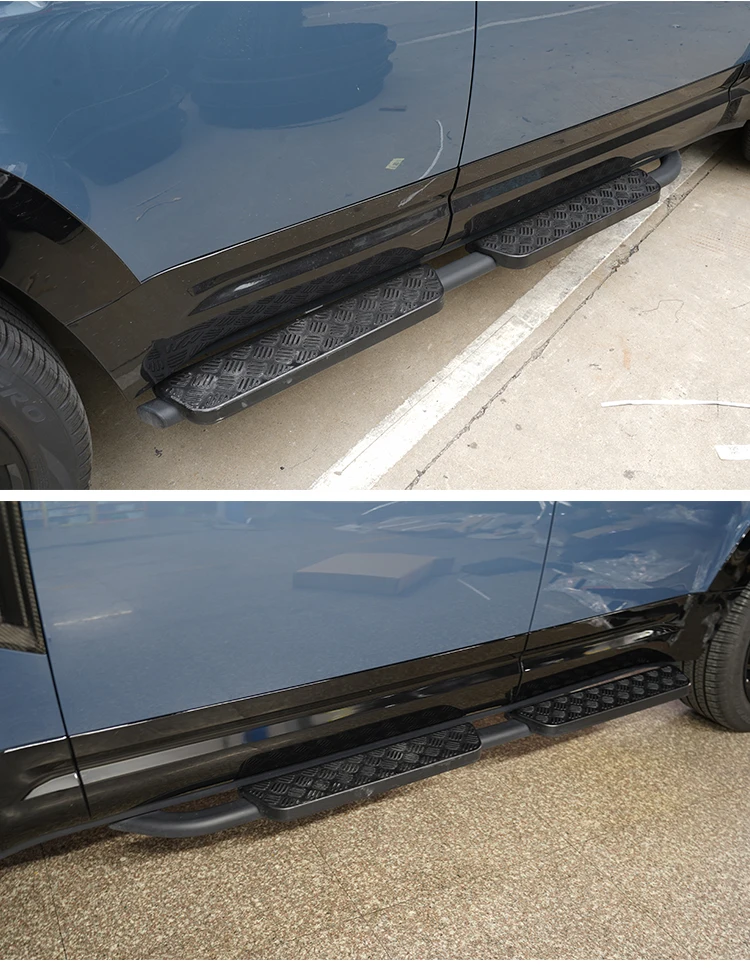 Rovce Car Side Step With Uk Flag Logo For Land Rover Defender 110 2020 ...