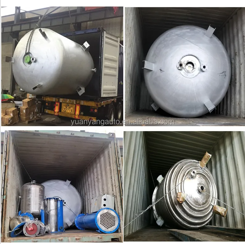 6000L External Coil Type Stirred Tank Reactor - Durable & Efficient