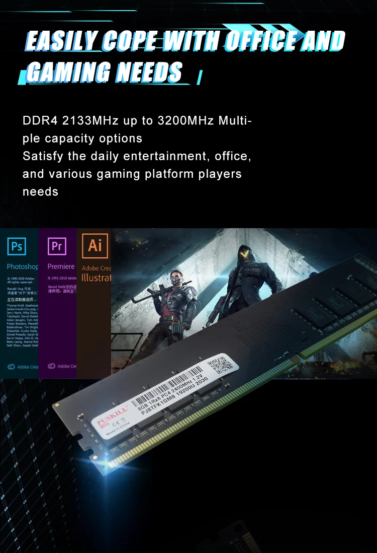 Original OEM RGB RAM DDR4 8GB 16GB 32GB 2400mhz 2666mhz 3200mhz High ...