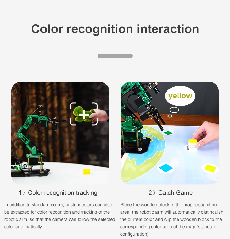 Yahboom Ai Visual Robot Arm Ros Open Source Programming Kit With ...